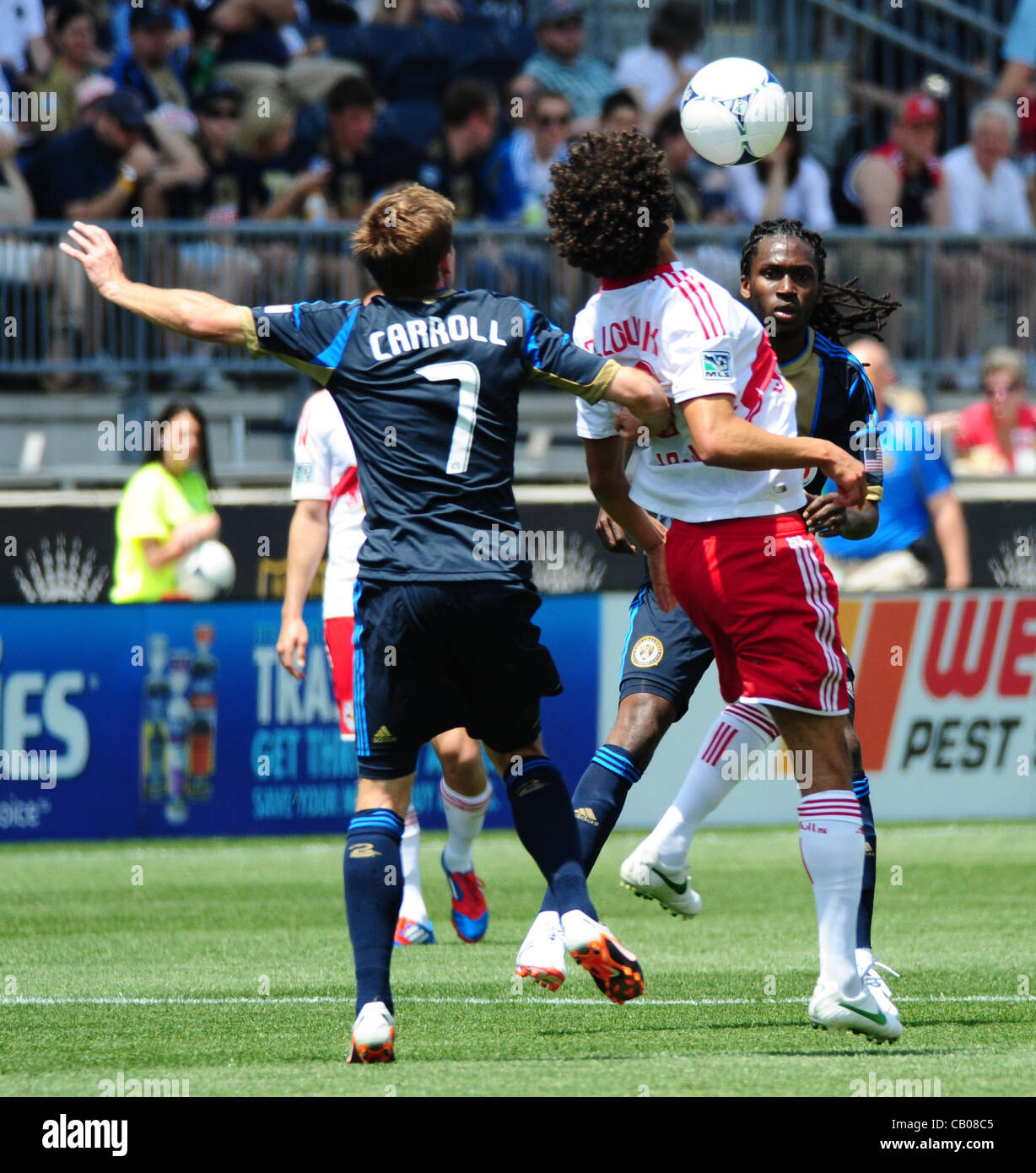 May 13, 2012 - Chester, Pennsylvania, U.S - Red Bulls MEHDI BALLOUCHY ...
