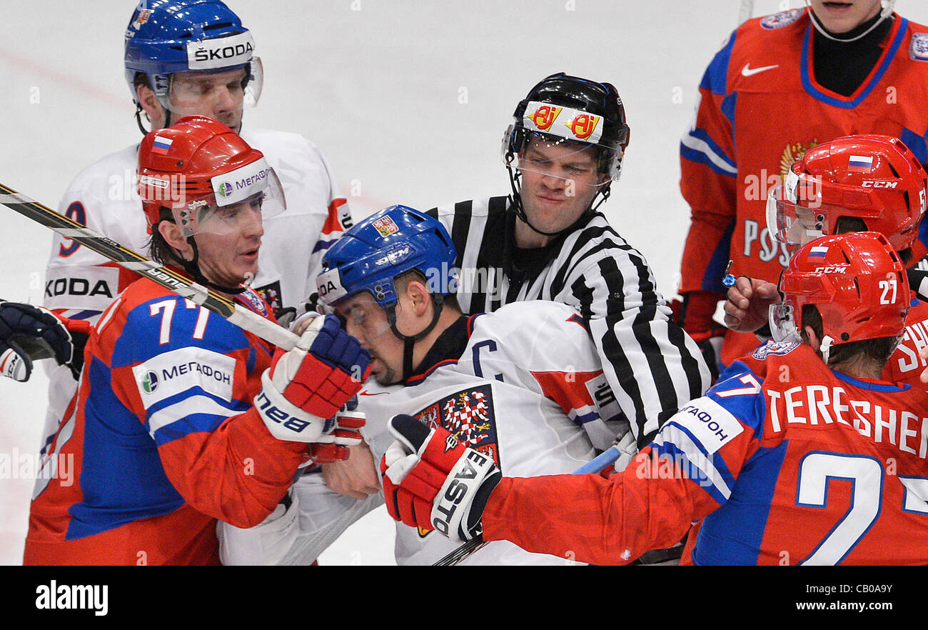 Left to right: Milan Michalek (CZE), Evgeny Rasensky (RUS), Tomas ...