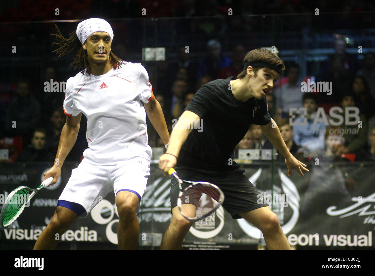 14.05.2012 The O2, London, England. Chris Simpson (ENG) in action ...