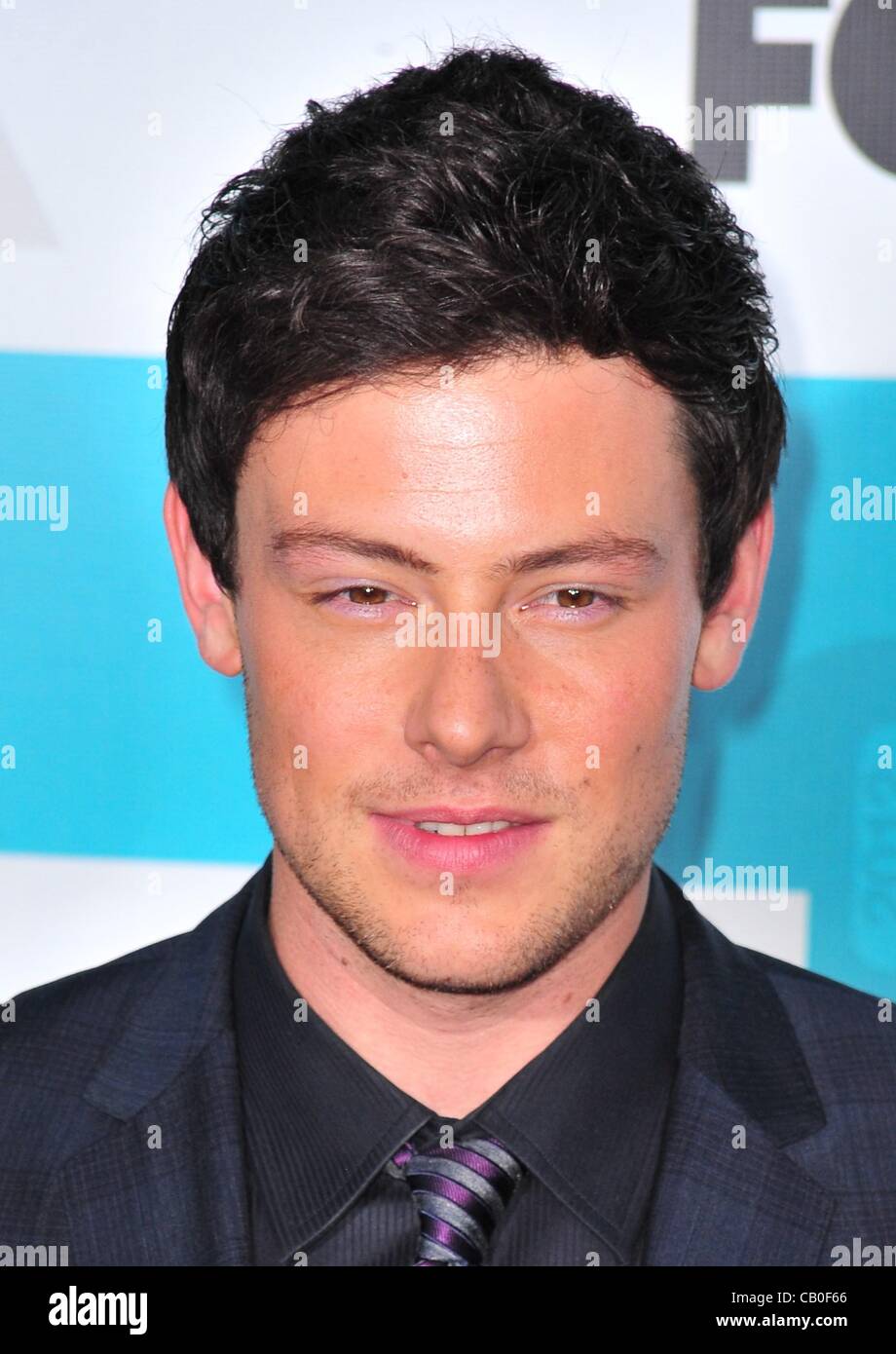Cory Monteith at arrivals for FOX Network Upfronts Presentation 2012 ...