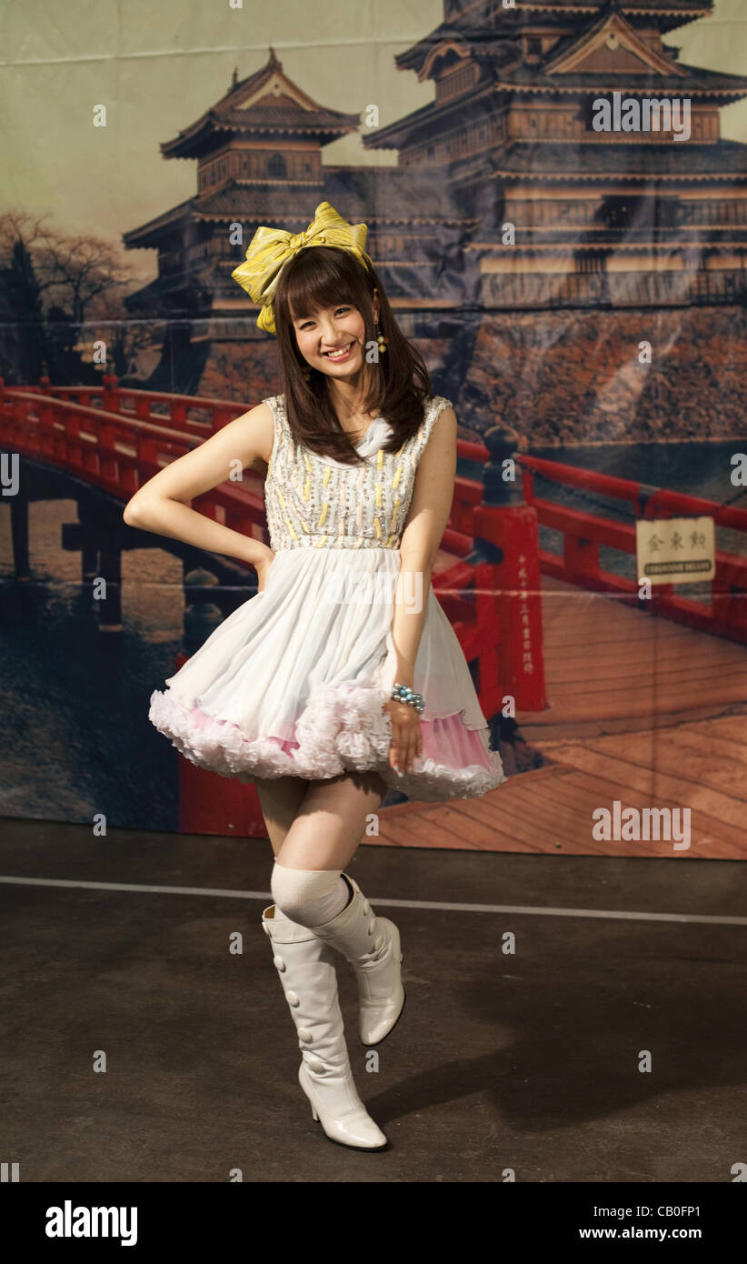 Feb. 25, 2012 - London, UK - HYPER JAPAN 2012.Japanese pop star Natsuko ...