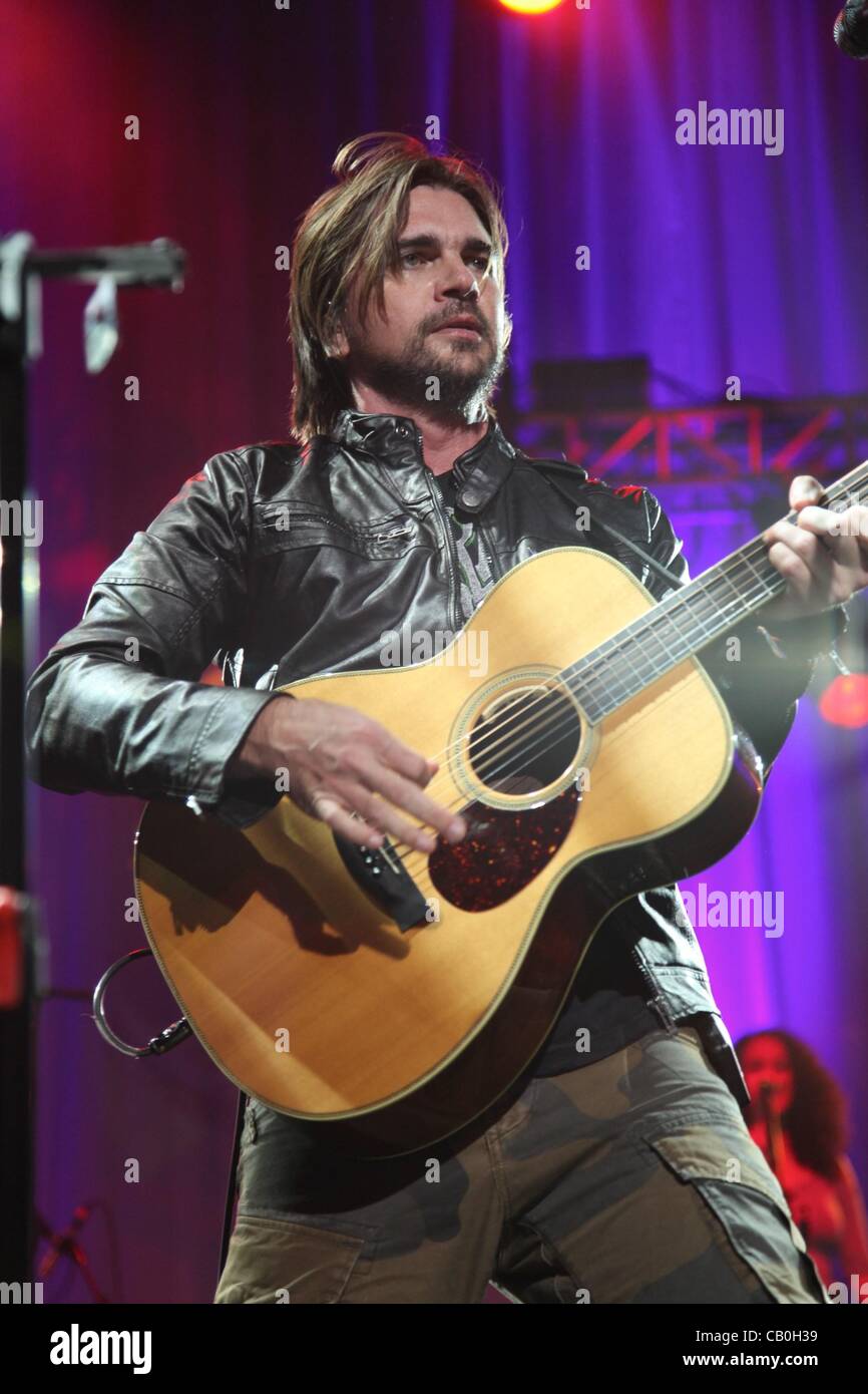 Juanes on stage for Juanes Univision Radio Private Concert Series Live ...