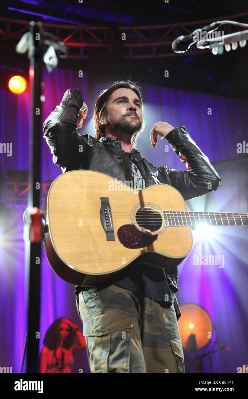 Juanes on stage for Juanes Univision Radio Private Concert Series Live ...