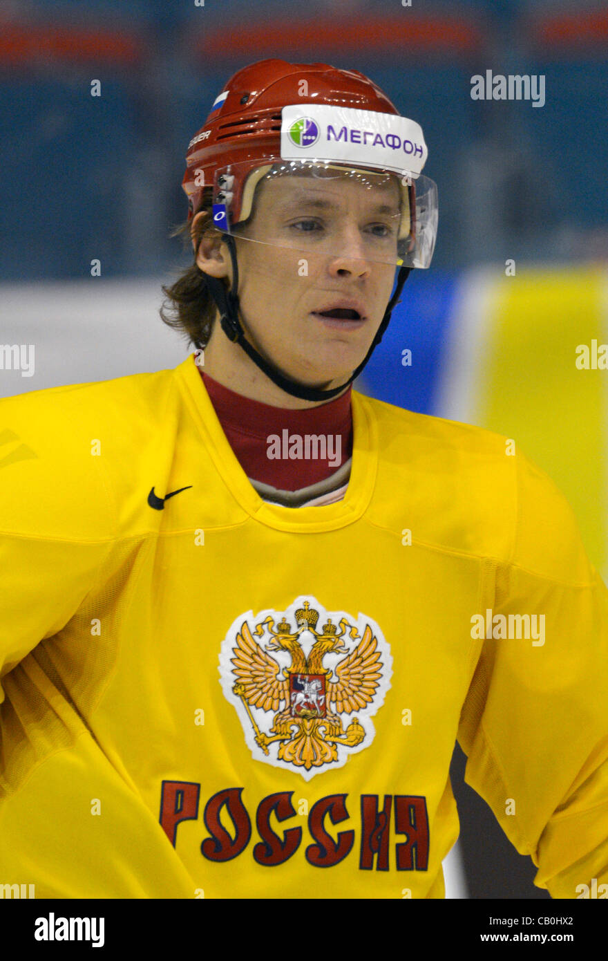 Alexander Semin during Russian team training, Group B, IIHF Ice Hockey ...