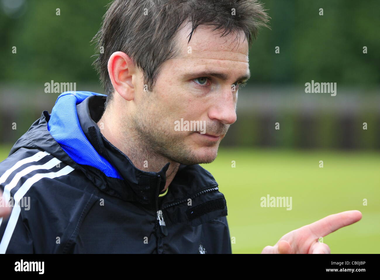 Chelsea Football Club players train at their Cobham training facility ...
