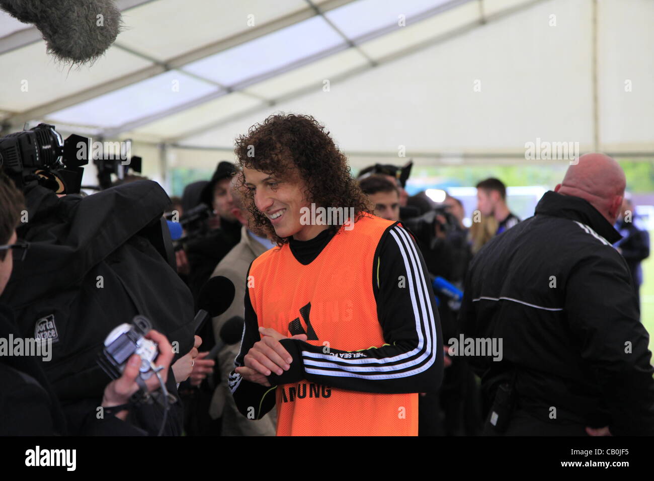Chelsea Football Club players train at their Cobham training facility ...