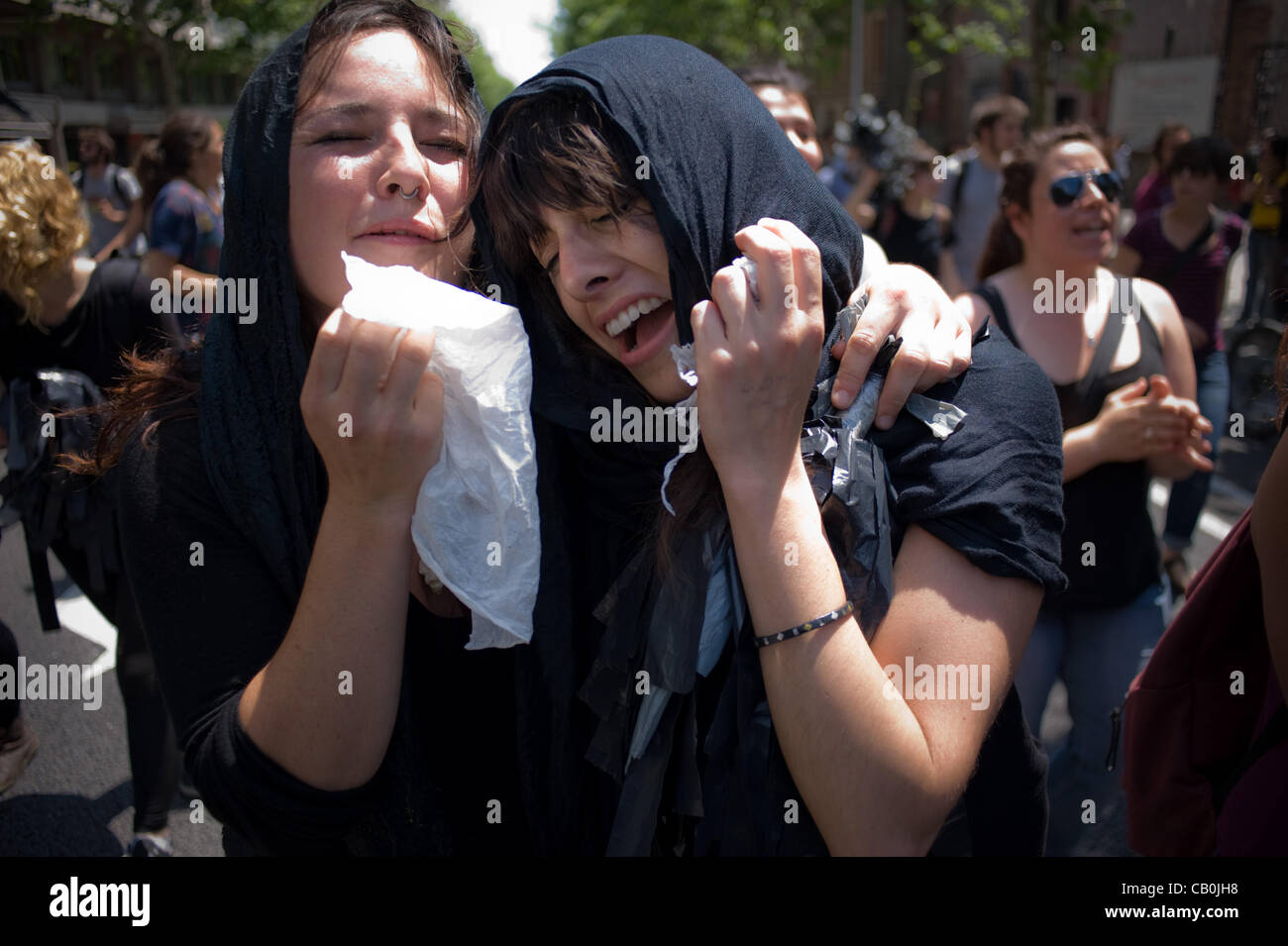 Crying Group Of People
