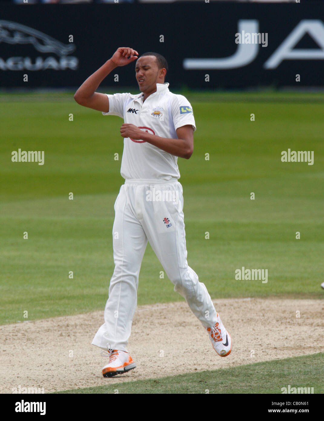 16.05.12 The Kia Oval, London, ENGLAND: George Edwards of Surrey during ...