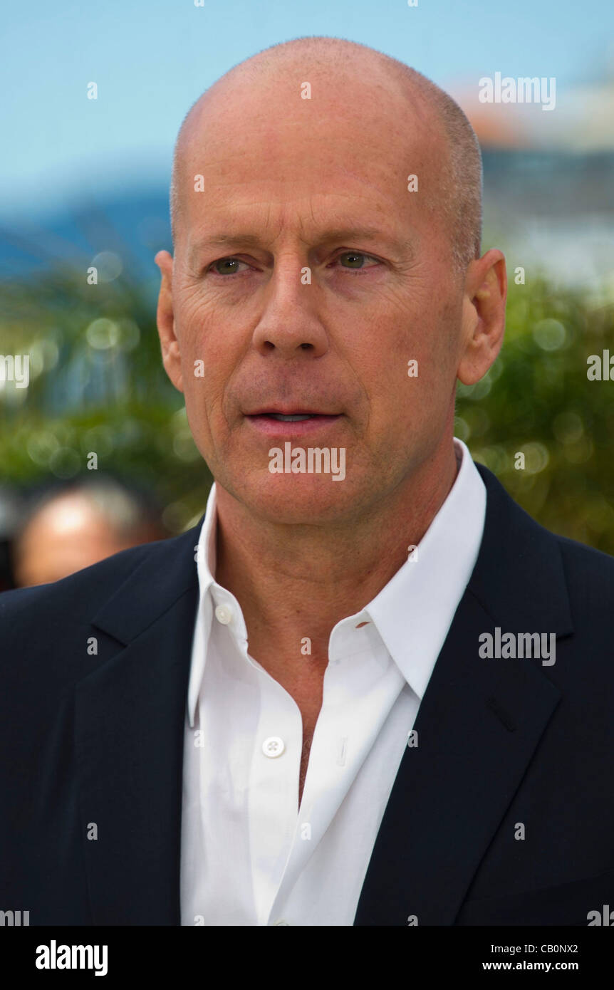Actor Bruce Willis at photocall for film 'Moonrise Kingdom' at the 65th ...