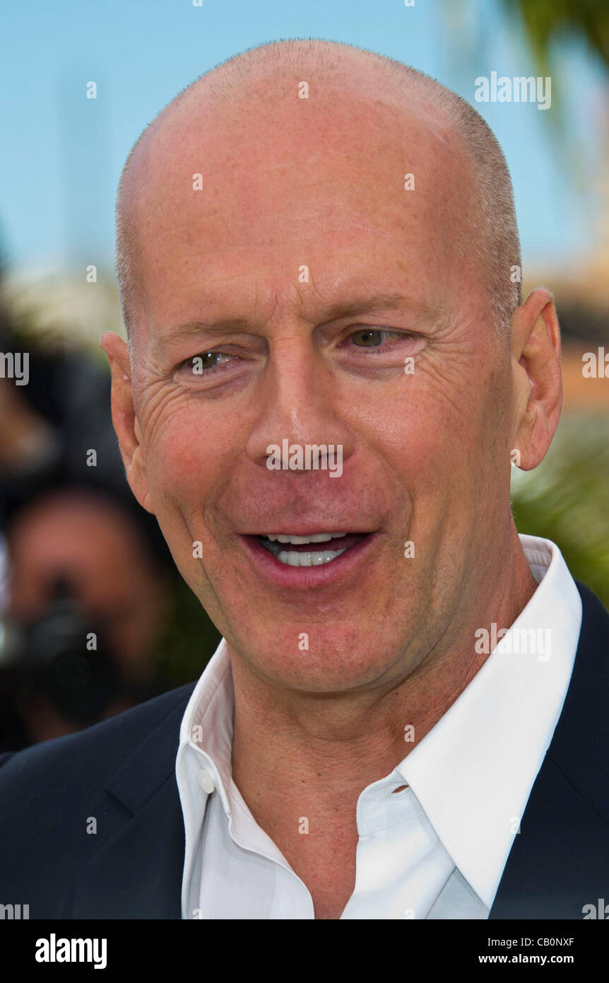 Actor Bruce Willis at photocall for film 'Moonrise Kingdom' at the 65th ...