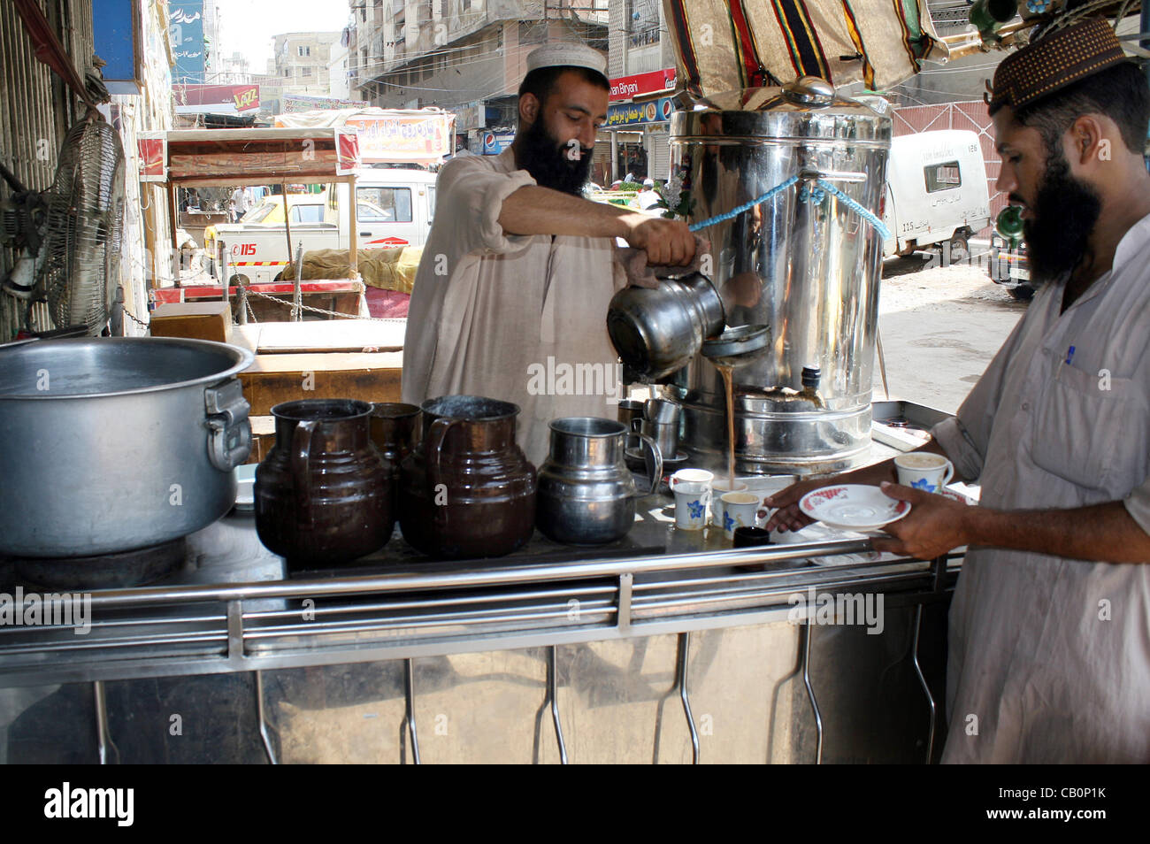 A man sells tea hi-res stock photography and images - Alamy