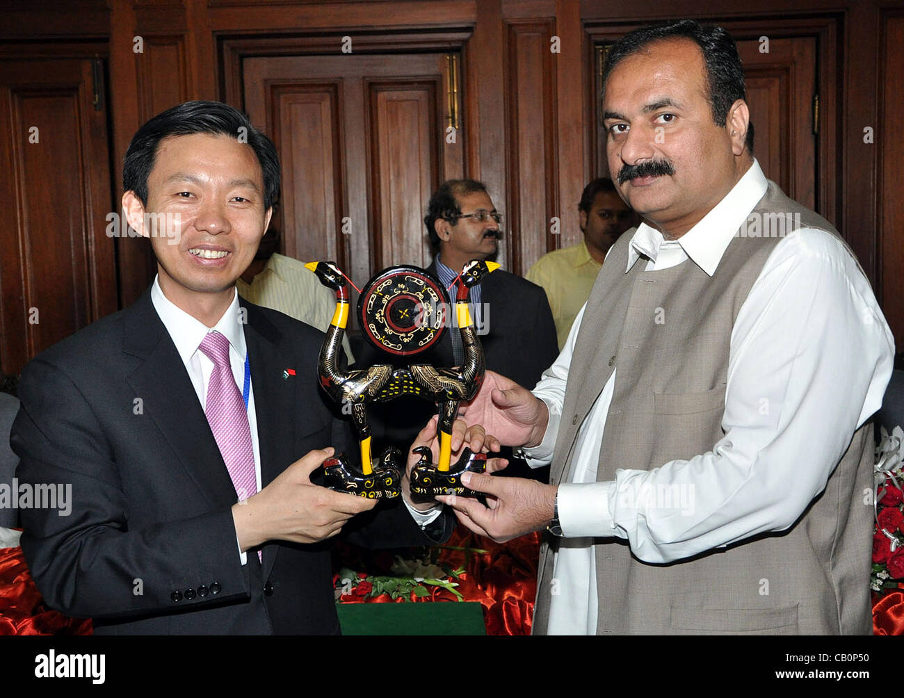 Punjab Assembly Deputy Speaker, Rana Mashood Ahmed Khan presents ...