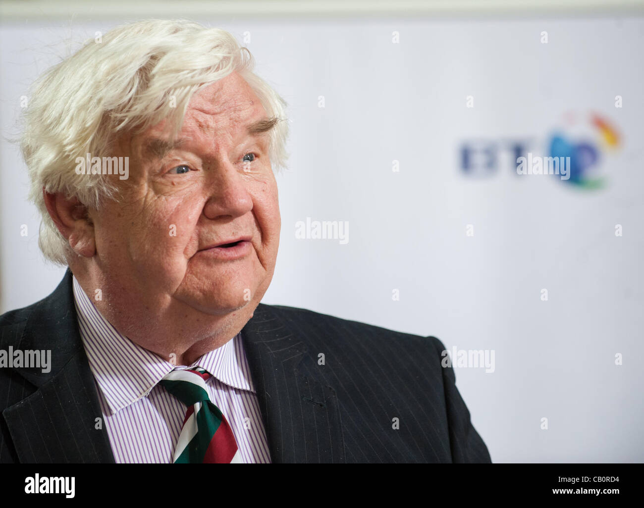 Rutland County Council Leader Roger Begy speaks during the launch of a ...