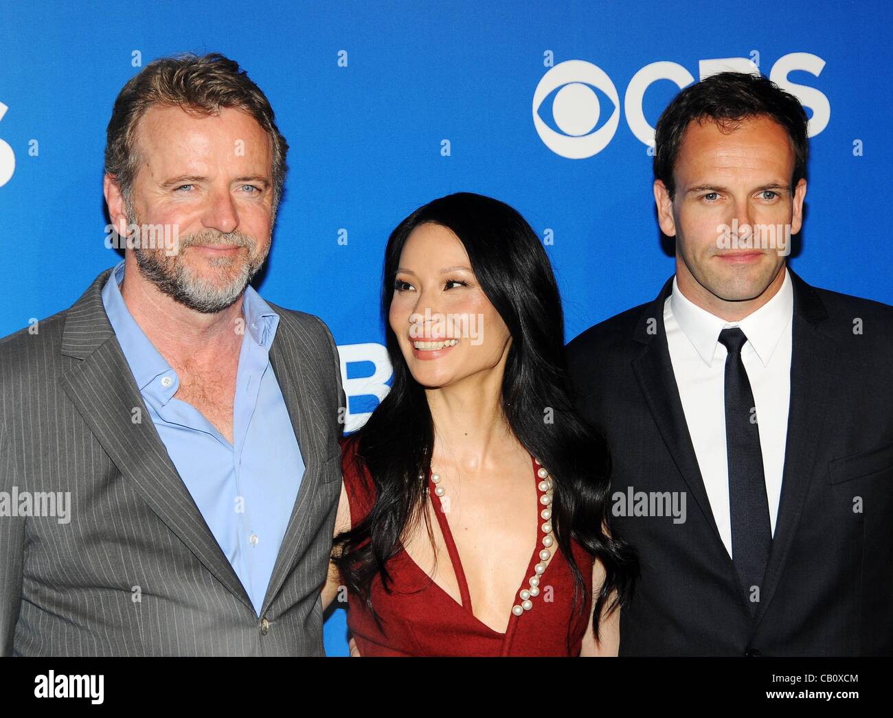 Aidan Quinn, Lucy Liu, Jonny Lee Miller at arrivals for CBS Network ...