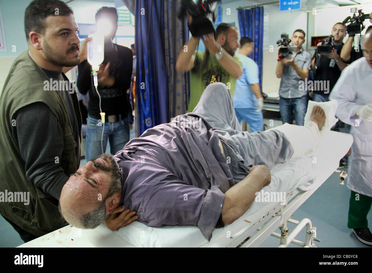 Gaza City, Gaza Strip, Palestinian Territory - Palestinian medics ...