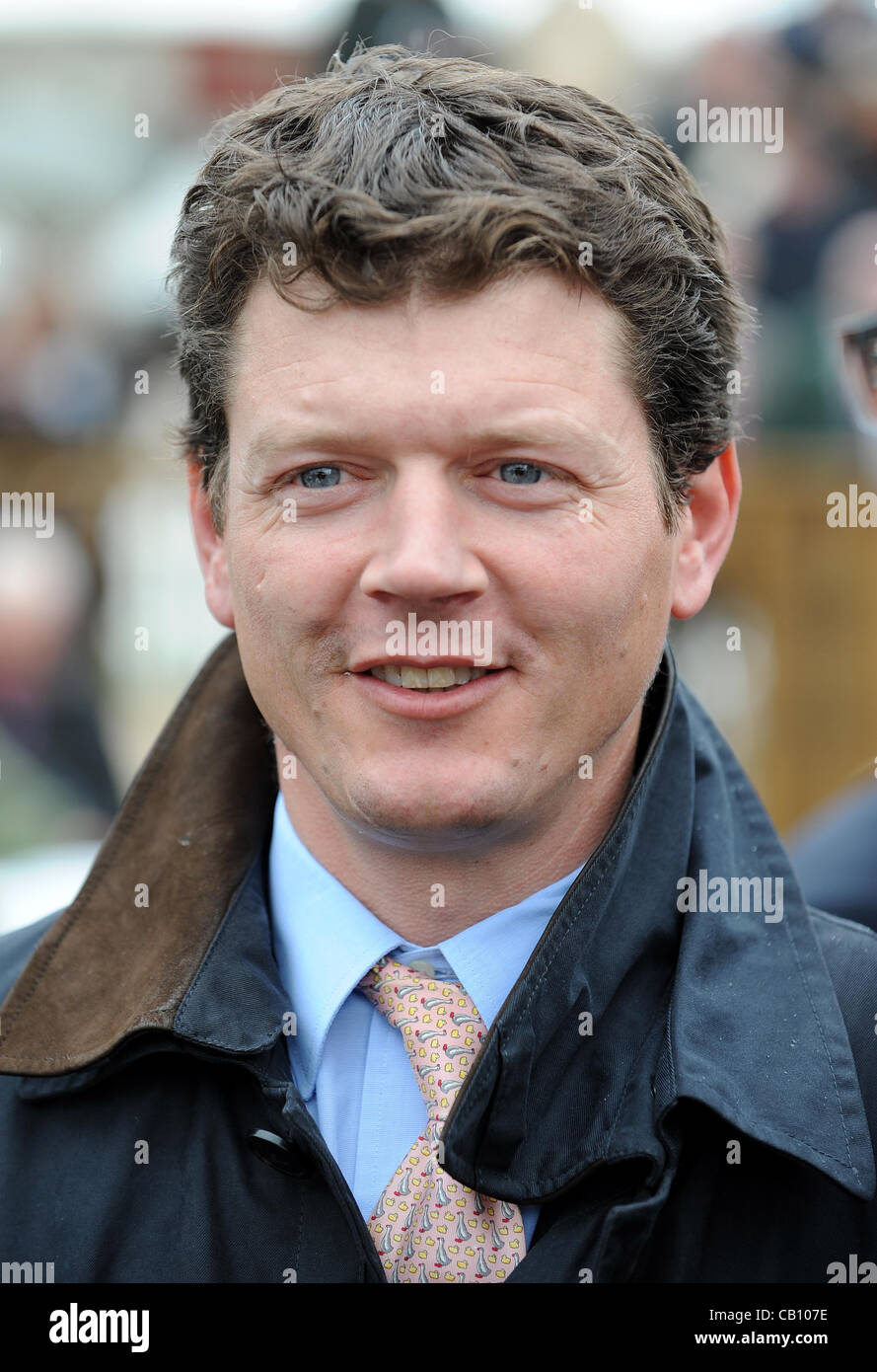 ANDREW BALDING TRAINER OF BONF RACEHORSE TRAINER YORK RACECOURSE YORK ...