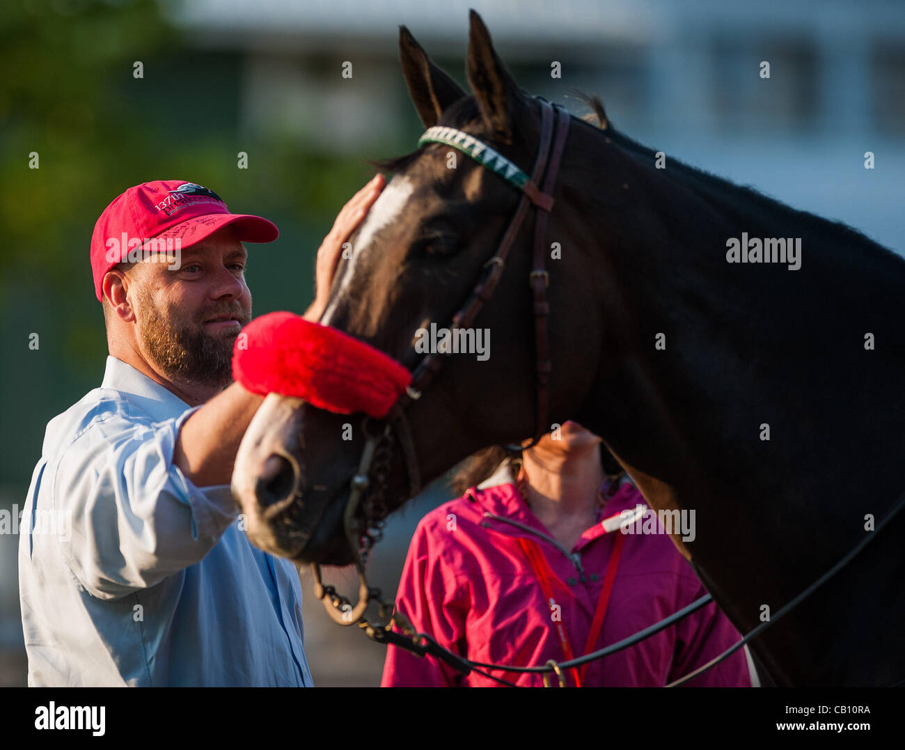 May 17, 2012 - Baltimore, Maryland, U.S. - Doug O'Neill, trainer of ...