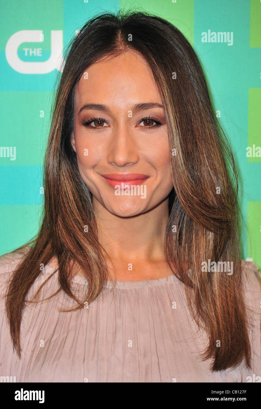 Maggie Q at arrivals for The CW Network Upfronts Presentation 2012, The ...