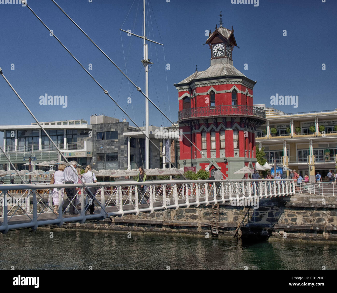 March 17, 2011 - Cape Town, Western Cape, South Africa - Visitors cross ...