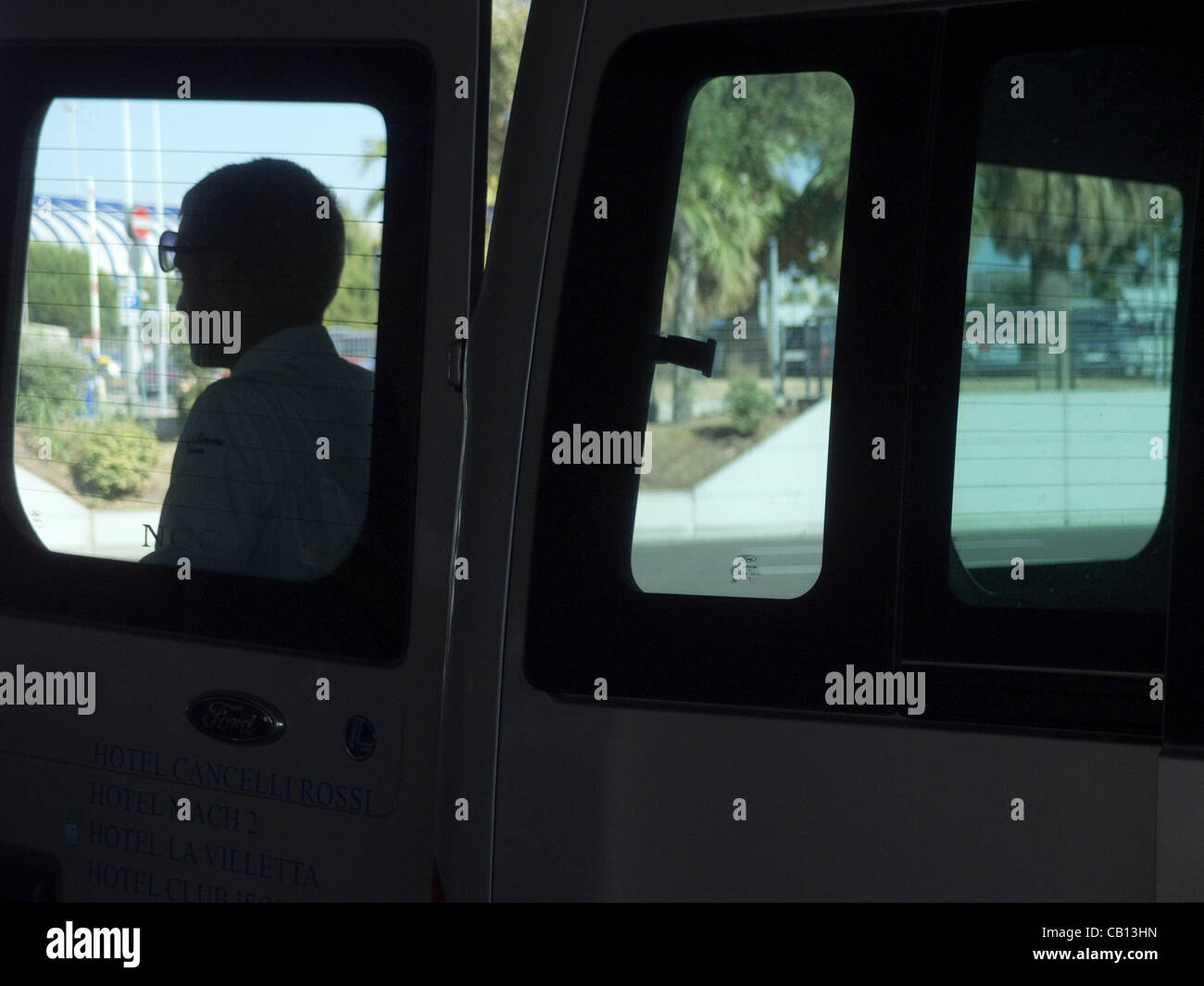 Airport parking shuttle van hi-res stock photography and images - Alamy