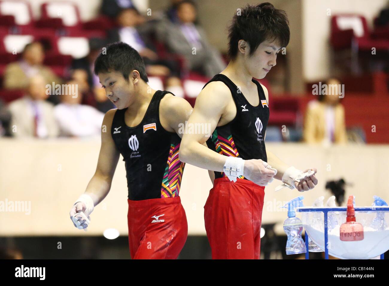 (L to R) Shogo Nonomura (JPN), Ryohei Kato (JPN), May 4, 2012 - Artistic gymnastics : The 51st ...