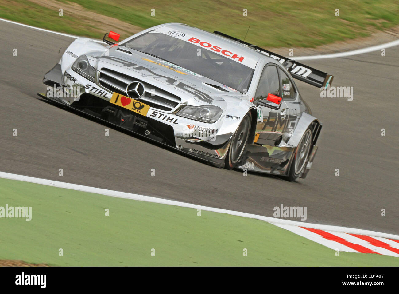 18.05.2012 Brands Hatch, England. DTM Touring Cars. Jamie Green during ...