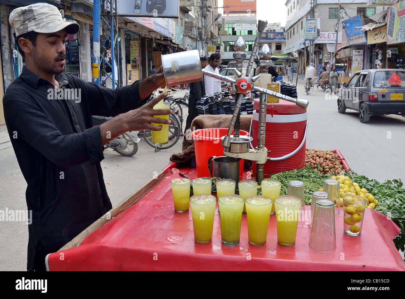 Liaquat bazaar quetta a youth sells hi-res stock photography and images ...