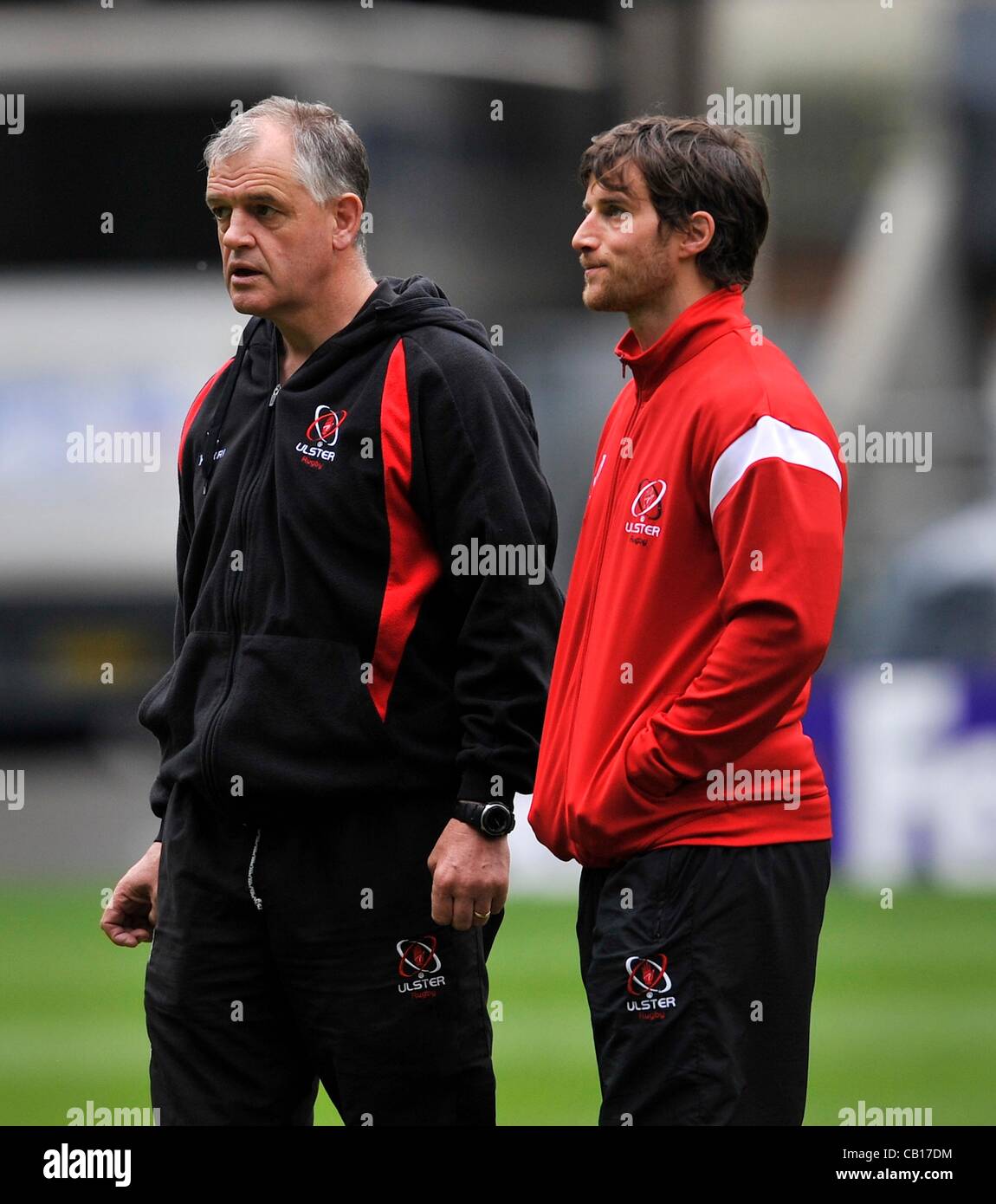 18.05.2012. Twickenham, England. Brian McLaughlin, the Ulster head ...