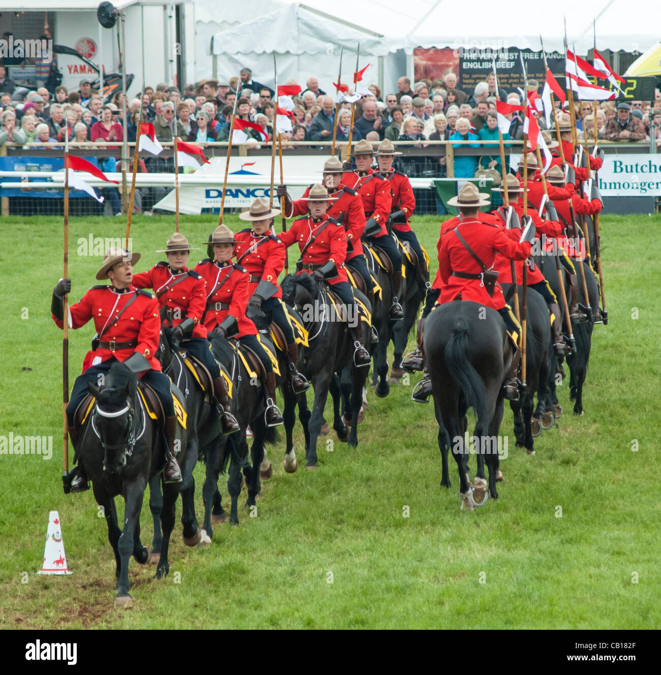Royal Canadian Mounted Police musical ride Stock Photo - Alamy