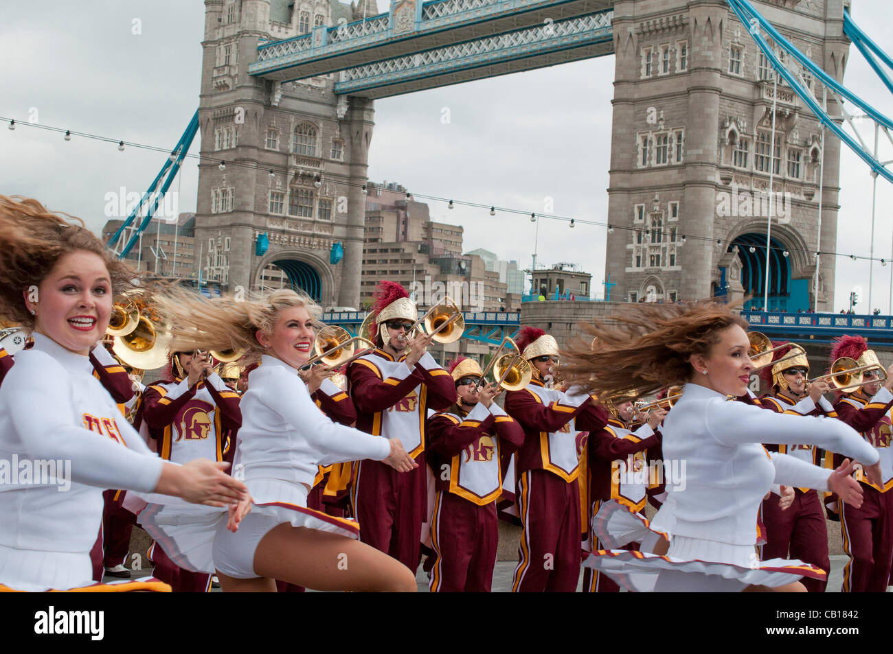 18 May 2012 London UK, The University of Southern California Trojans ...