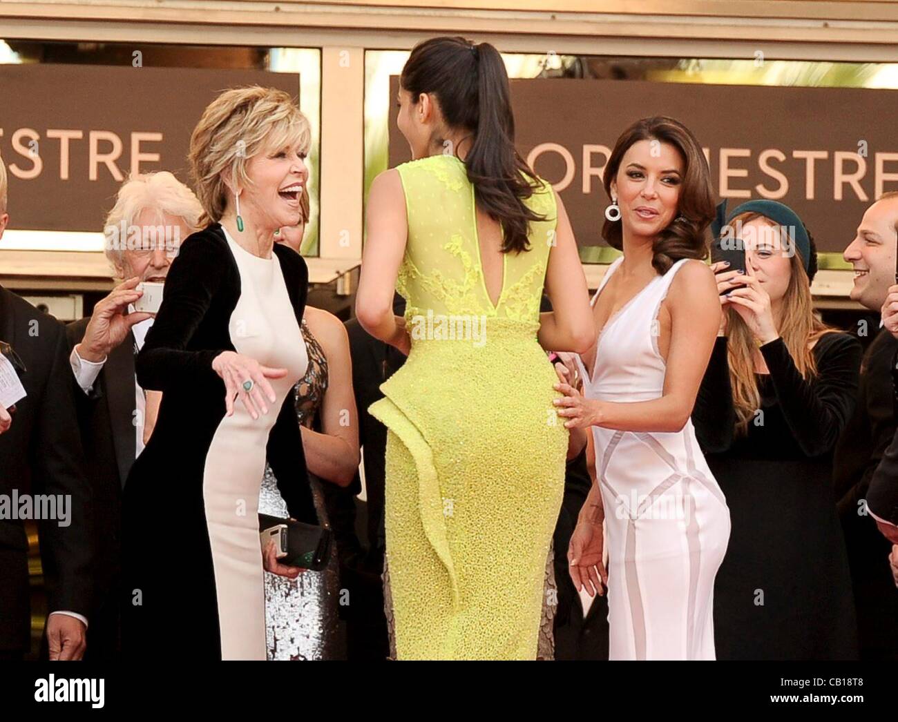 Jena Fonda, Frieda Pinto, Eva Longoria *** UNITED KINGDOM, FRANCE, and ...