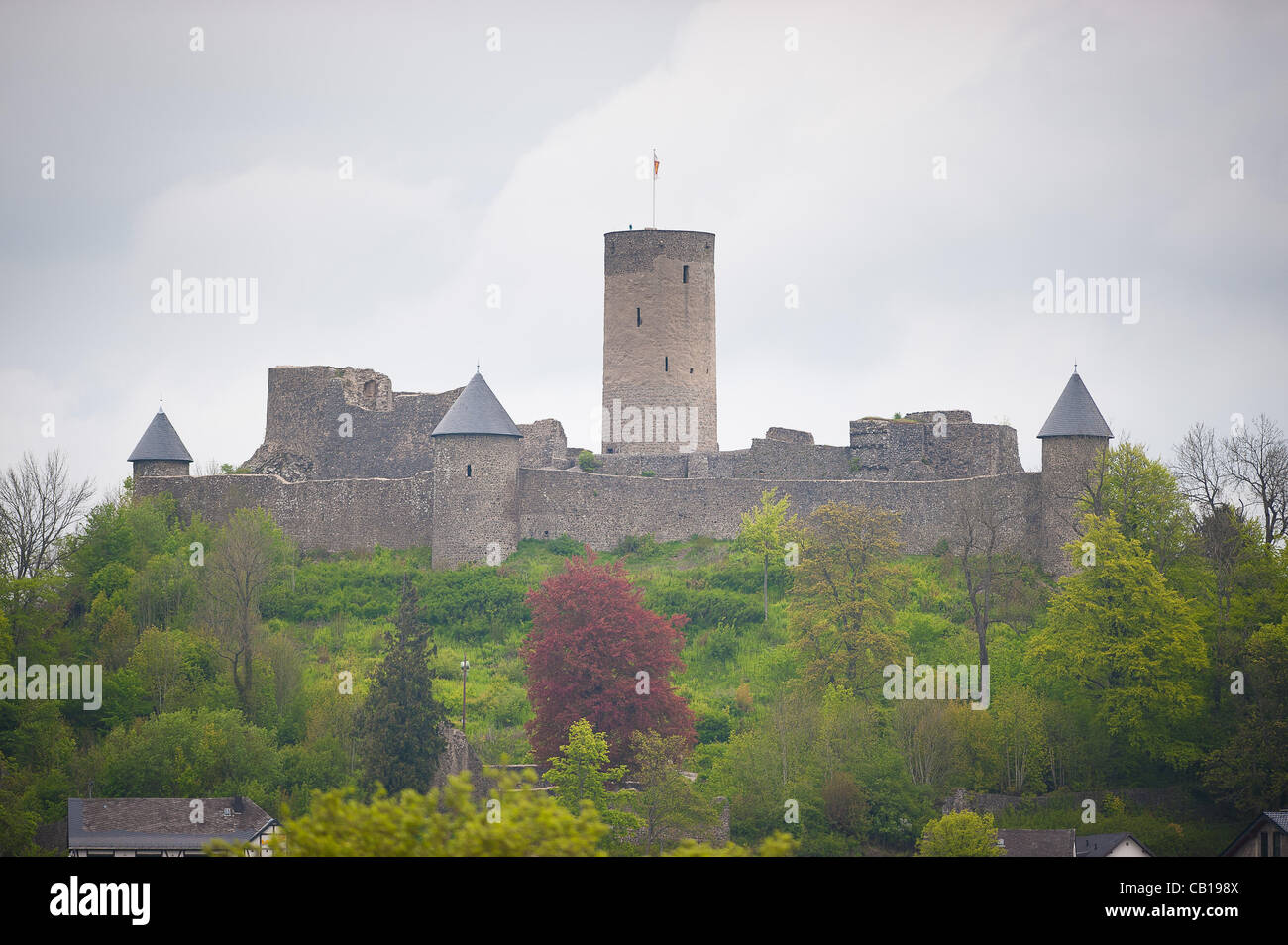 The Nurburg castle as seen during final top 40 qualifying for the ...