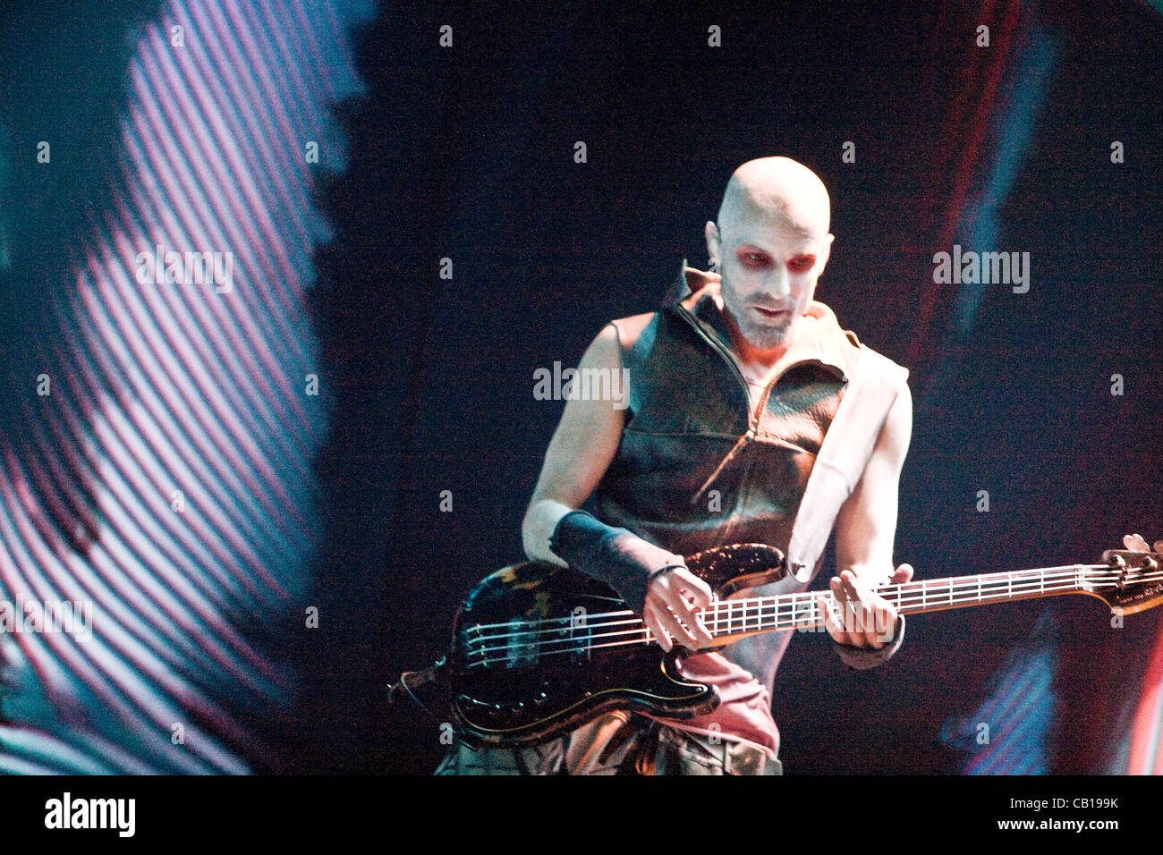 The German industrial metal band Rammstein performed their only ...