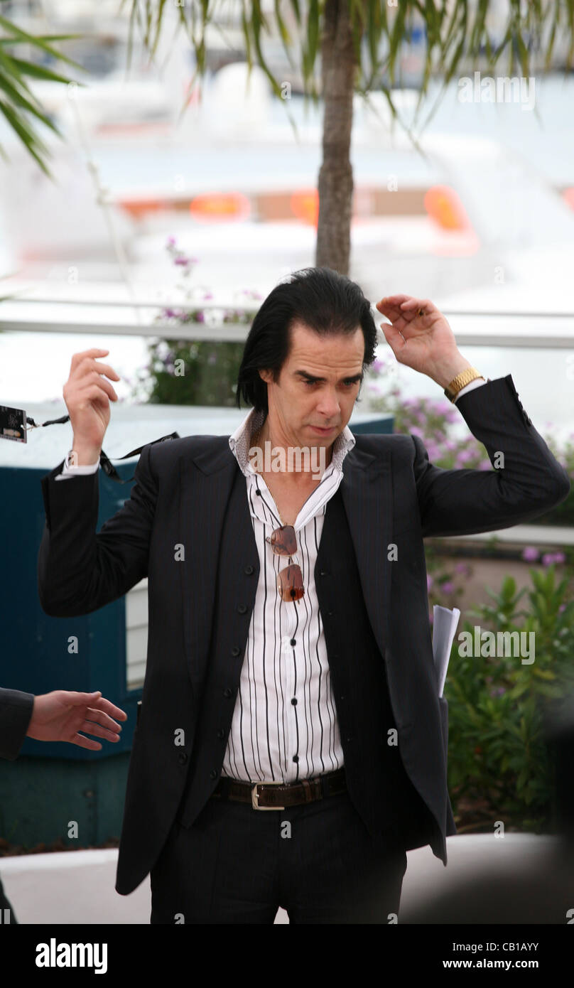 Nick Cave at the Lawless film photocall at the 65th Cannes Film ...