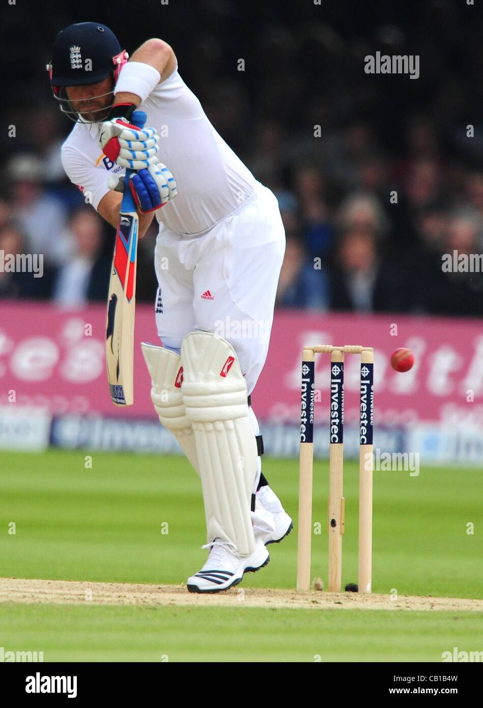 19.05.2012 London, England. Matt Prior in action during the First Test ...