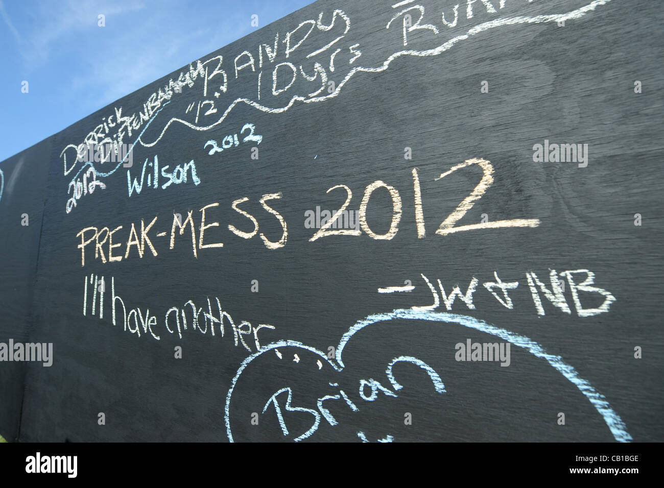 May 19, 2012 - Baltimore, Maryland, U.S. - Infield Party during the ...