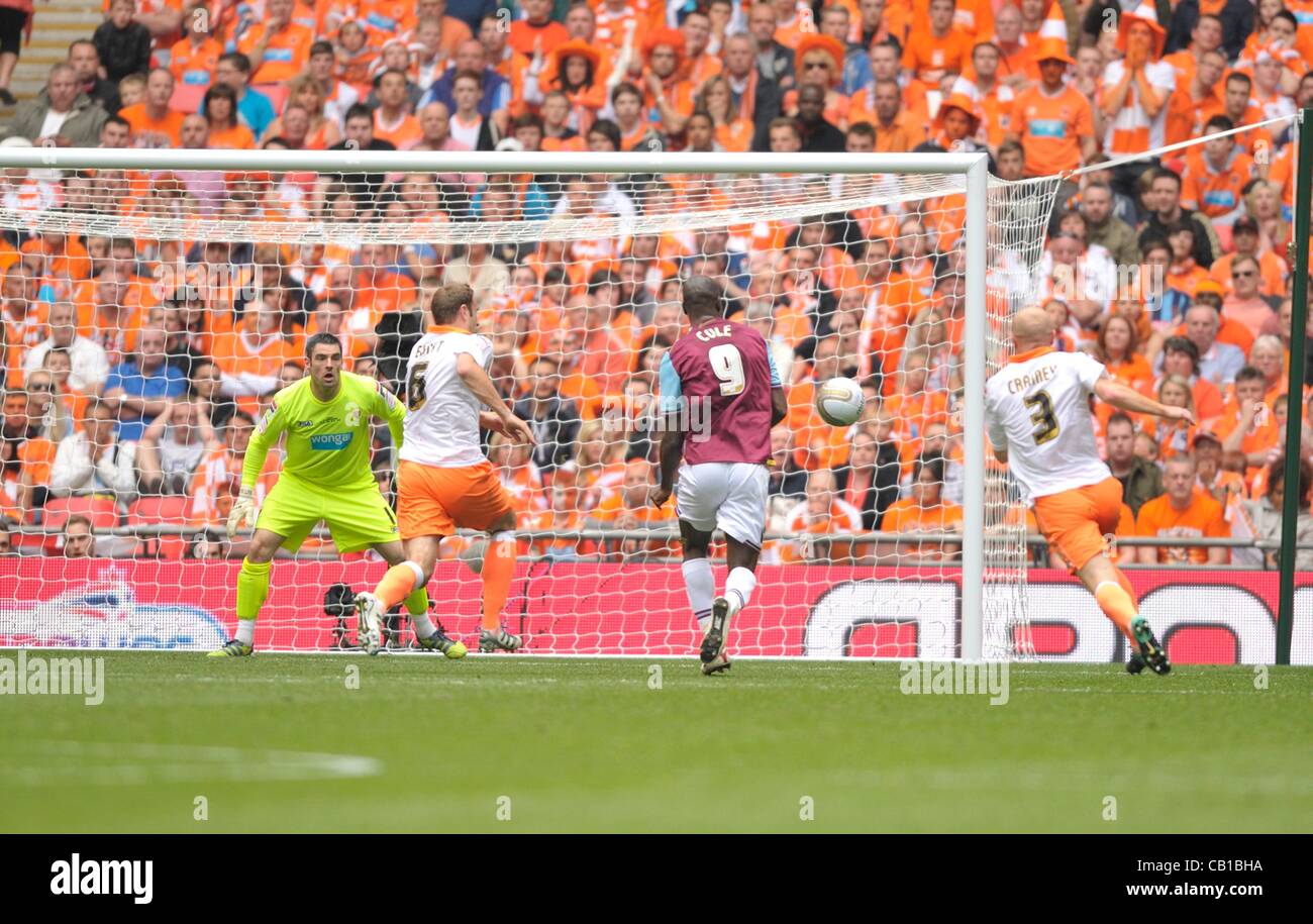 19.05.2012 London, England. West Ham United v Blackpool. Carlton Cole ...