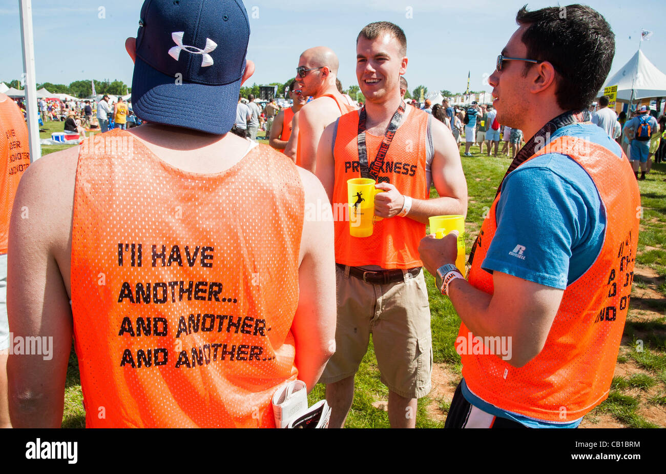 May 19, 2012 - Baltimore, Maryland, U.S. - Scenes from the infield and ...