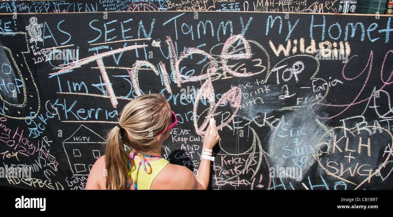 May 19, 2012 - Baltimore, Maryland, U.S. - Scenes from the infield and ...