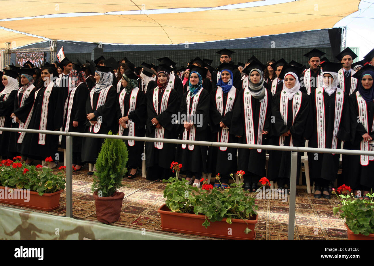 Birzeit university graduation hi-res stock photography and images - Alamy