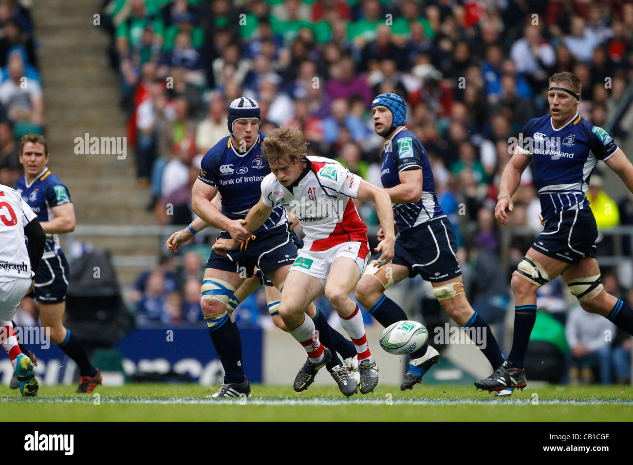 19.05.2012 Twickenham, London. Rugby Union. Leinster Rugby v Ulster ...