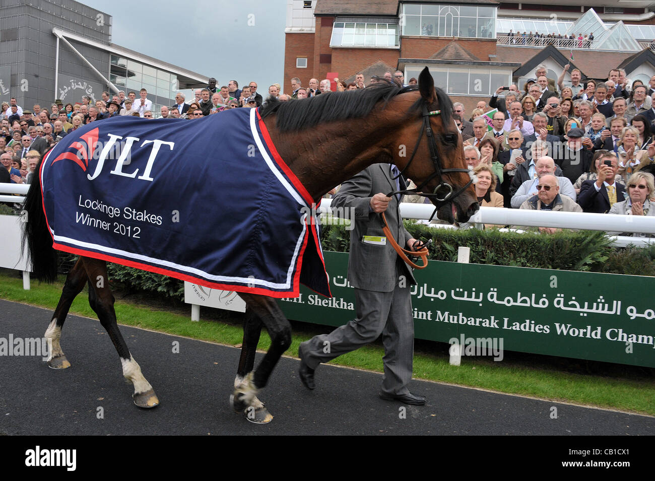 Frankel winner of the JLT Lockinge Stakes (British Champions Series ...