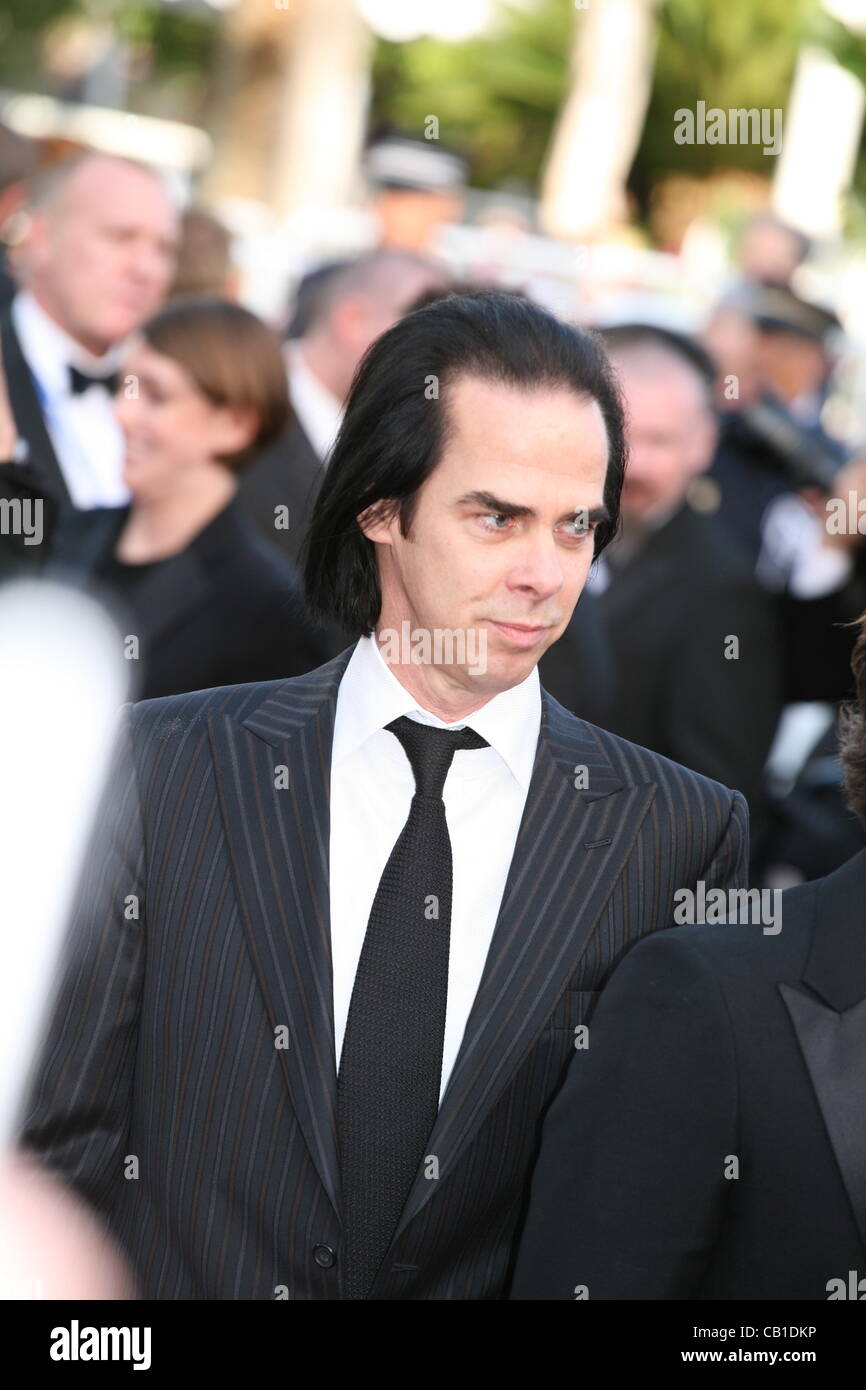 Nick Cave attends the gala screening of Lawless at the 65th Cannes Film ...