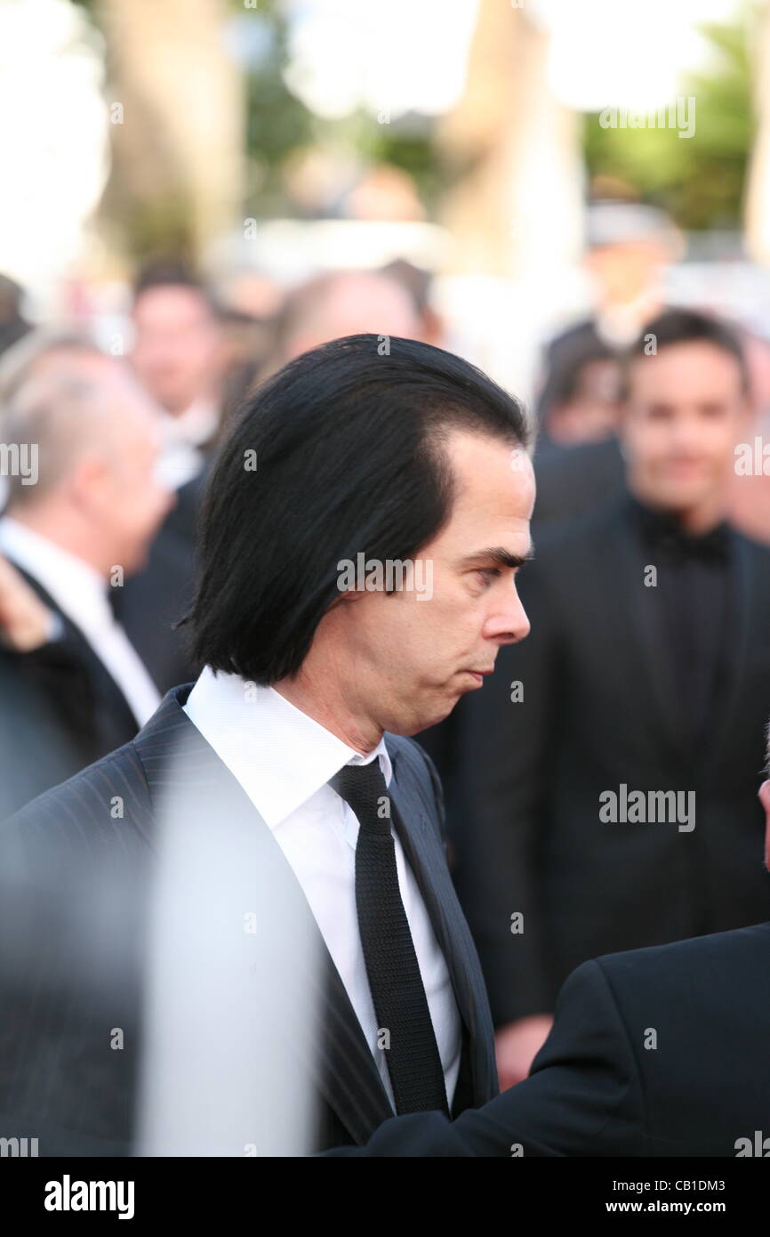Nick Cave attends the gala screening of Lawless at the 65th Cannes Film ...