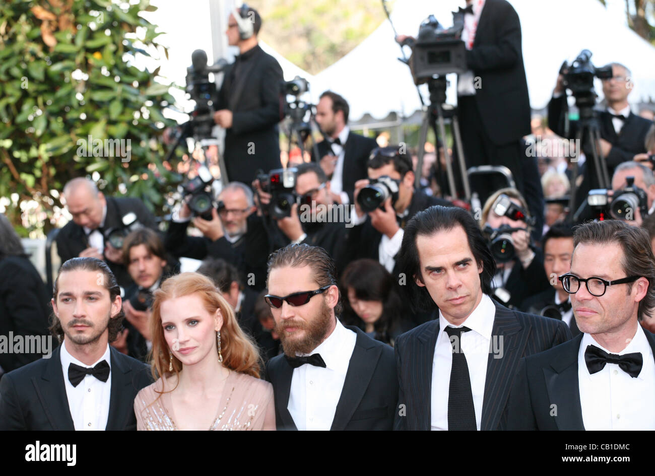 Shia Labeouf, Jessica Chastain, Tom Hardy, Nick Cave, Guy Pearce attend ...