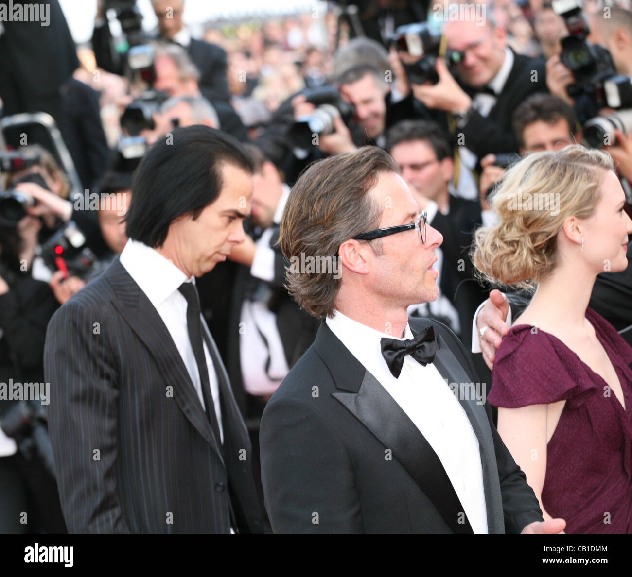 Nick Cave, Guy Pearce, Mia Wasikowska attend the gala screening of ...