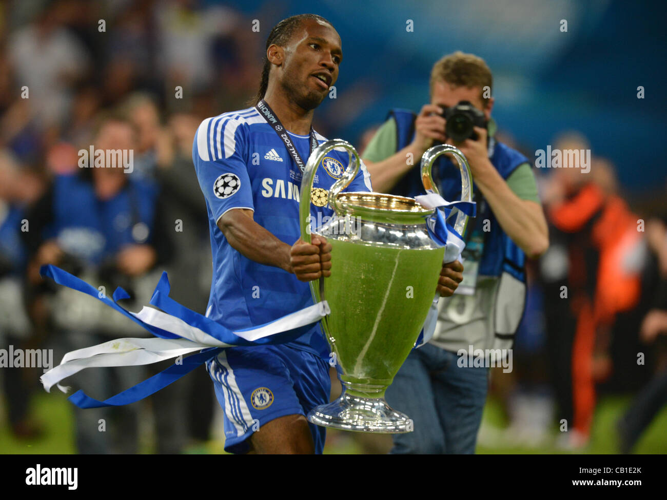 Didier Drogba Champions League Final High Resolution Stock Photography ...