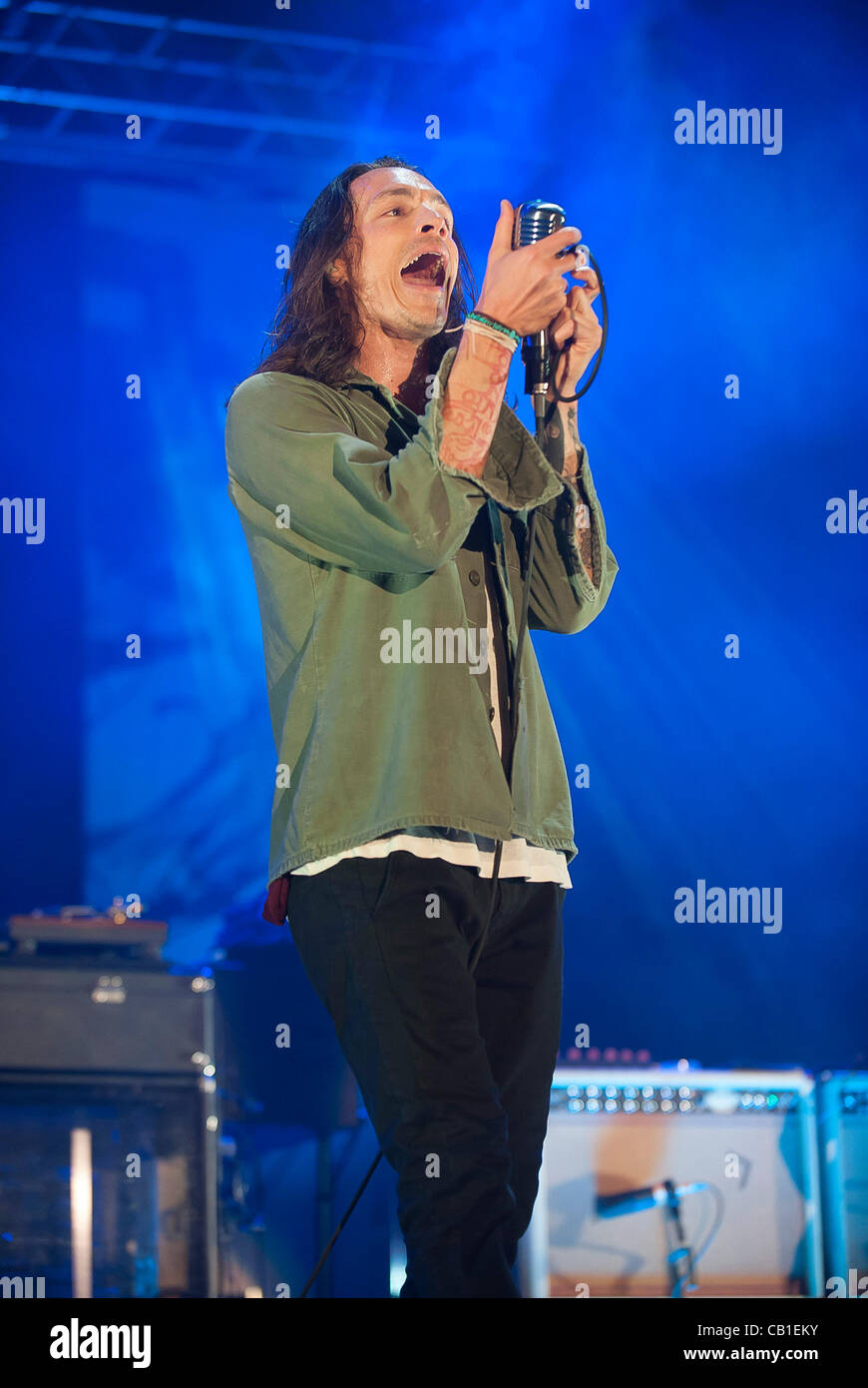 Incubus singer brandon boyd performs hi-res stock photography and ...