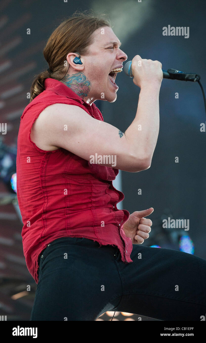 May 19, 2012 - Columbus, Ohio; USA - Singer BRENT SMITH of the band ...