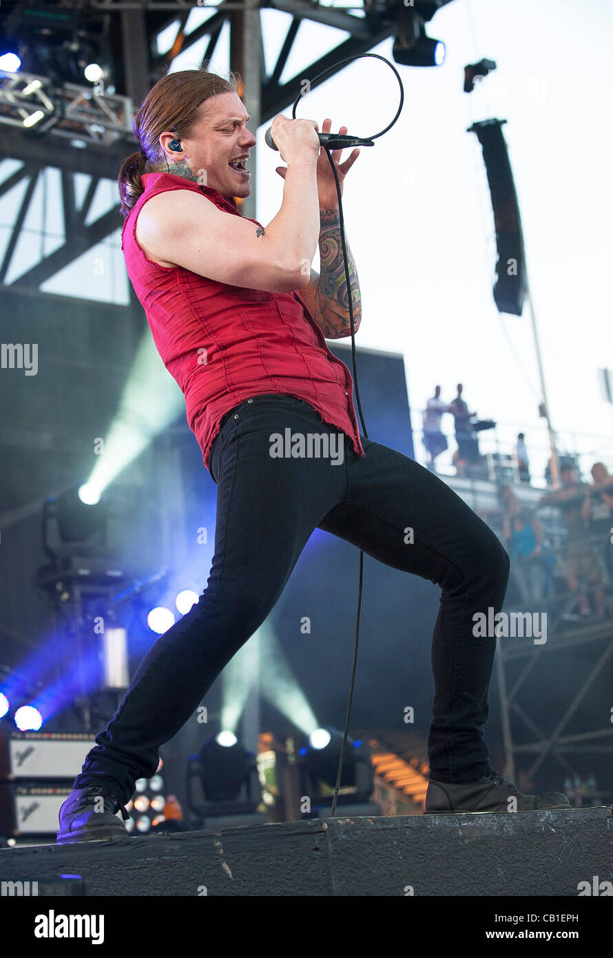 May 19, 2012 - Columbus, Ohio; USA - Singer BRENT SMITH of the band ...